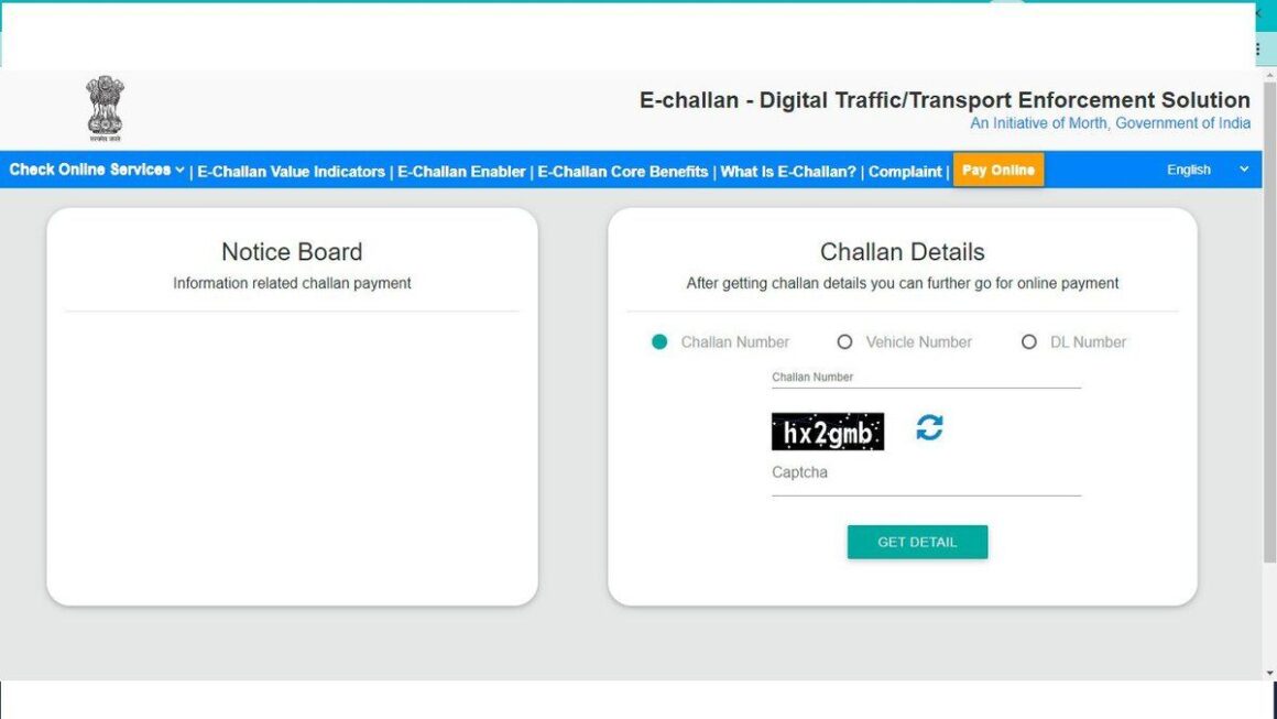 How to Pay Online Challan in Delhi - Step by Step Process - Spinny